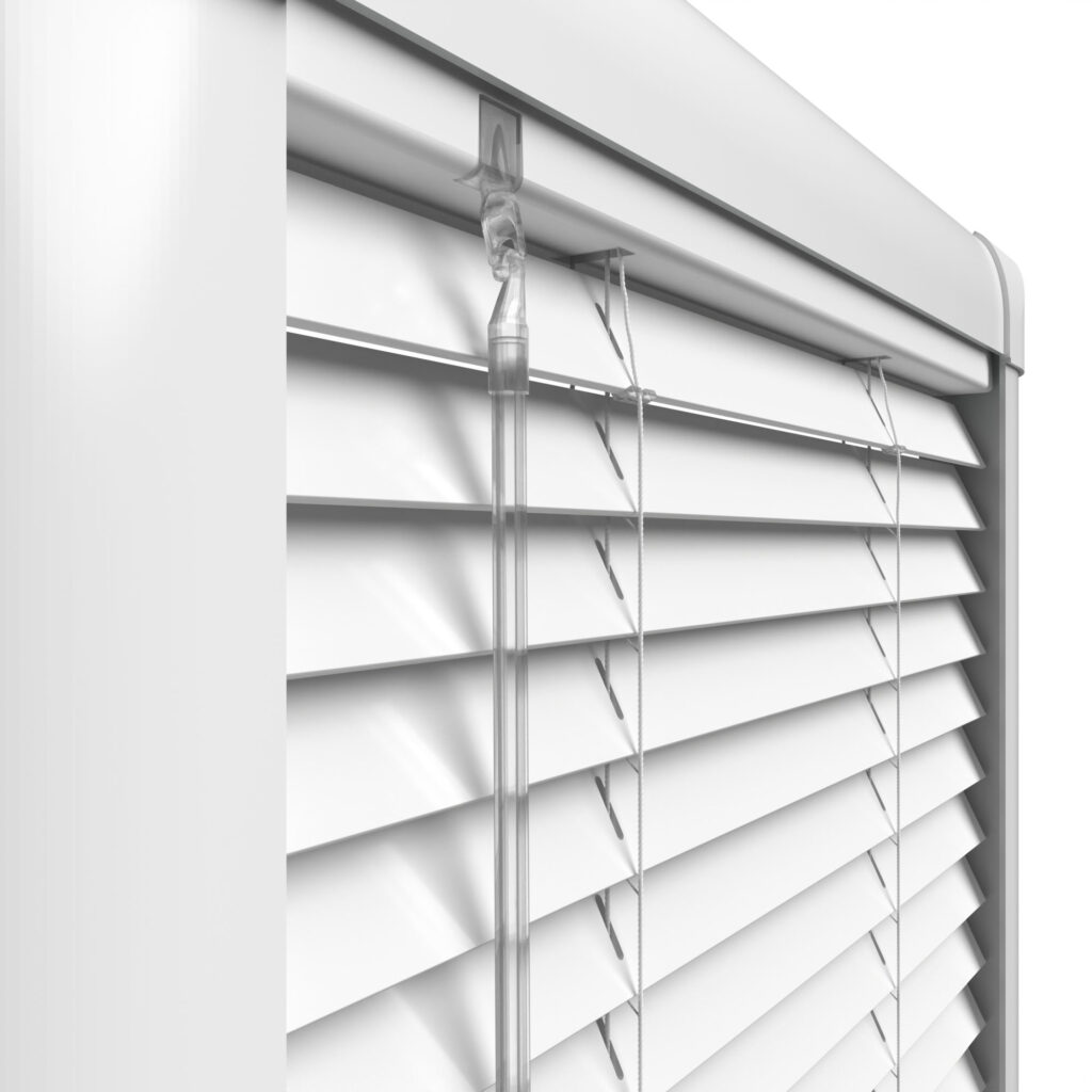 Pure White Perfect Fit -Wooden Blinds